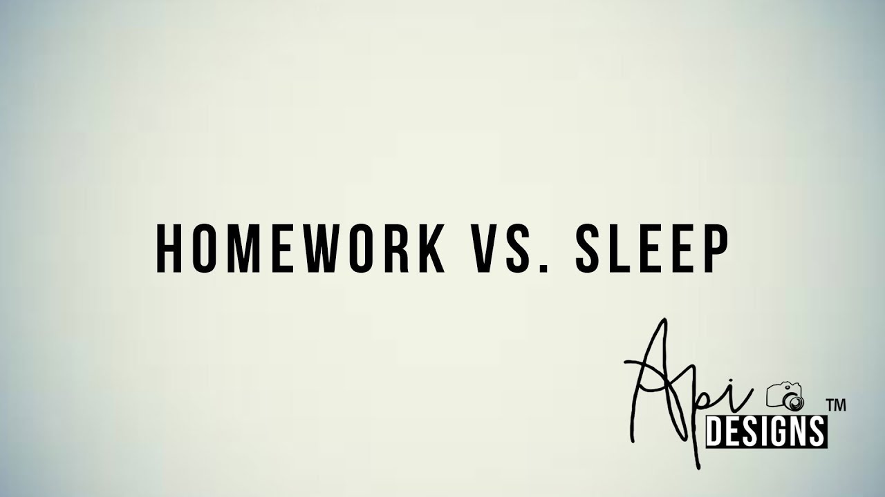 Homework vs. Sleep - Teens life in 24 hours - YouTube