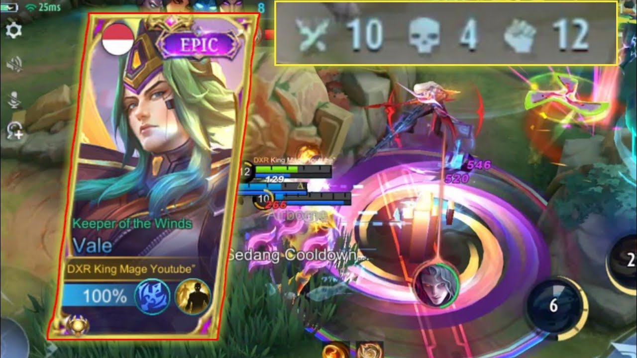 VALE TUTORIAL || How To Counter Hero Arlot || Vale Gameplay King Mage #valemlbb - YouTube