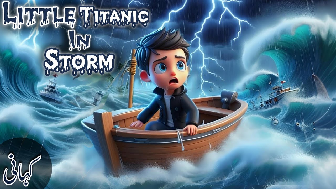 Little titanic in storm| animated moral story for kids Urdu/Hindi ...