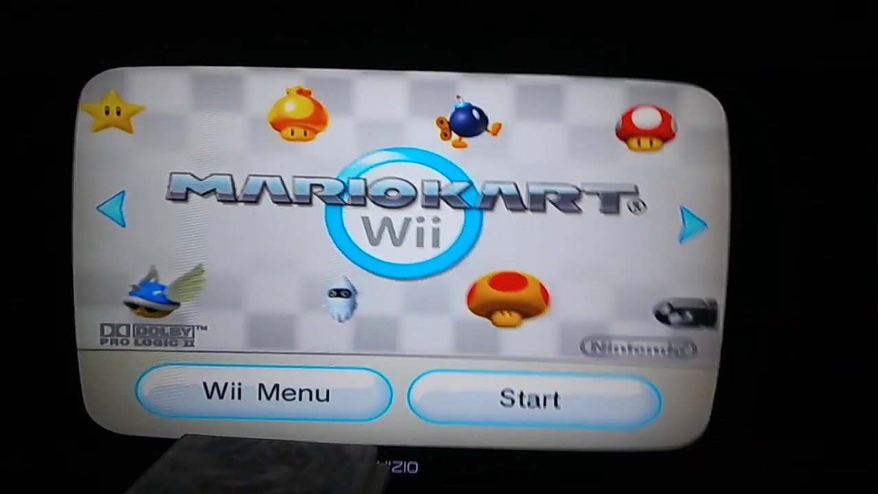 Mario Kart Wii Channel Menu (4:3) - YouTube