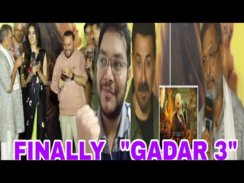 GADAR 3 OFFICIAL ANNOUNCEMENT | SUNNY DEOL NANA PATEKAR ANIL SHARMA ...