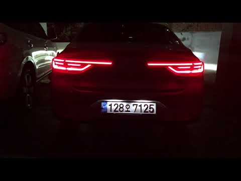 르노삼성 SM6 Full LED 리어 콤비네이션램프 (크롬 가니쉬 포함), 다이나믹 턴 시그널 (후방) 👍 - YouTube