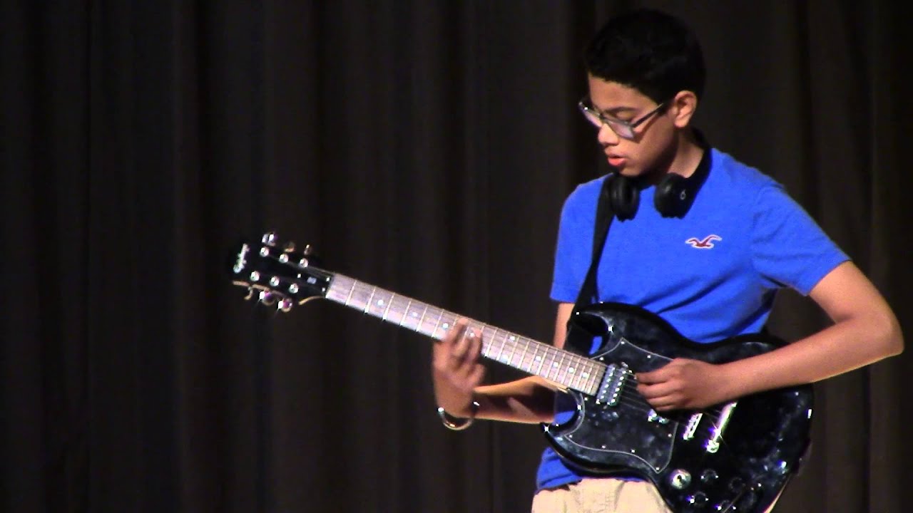 Talent Show 2014 - Electric Guitar - YouTube