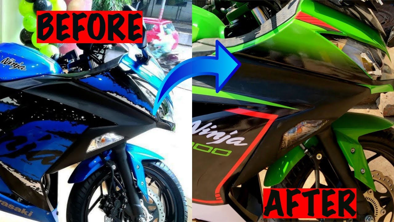 What a Kawasaki Ninja Wrapped | Aviators Customs | Wrap & Ride Graphics ...