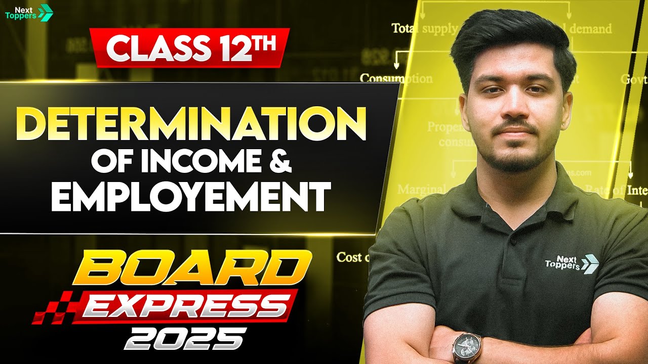 Determination of Income & Employment | Class 12th Economics | Board ...