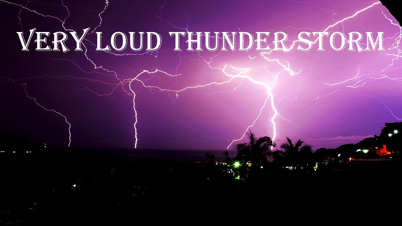 LOUD THUNDER SOUNDS for Deep Sleeping - Nature Sounds - 8 HOURS - YouTube