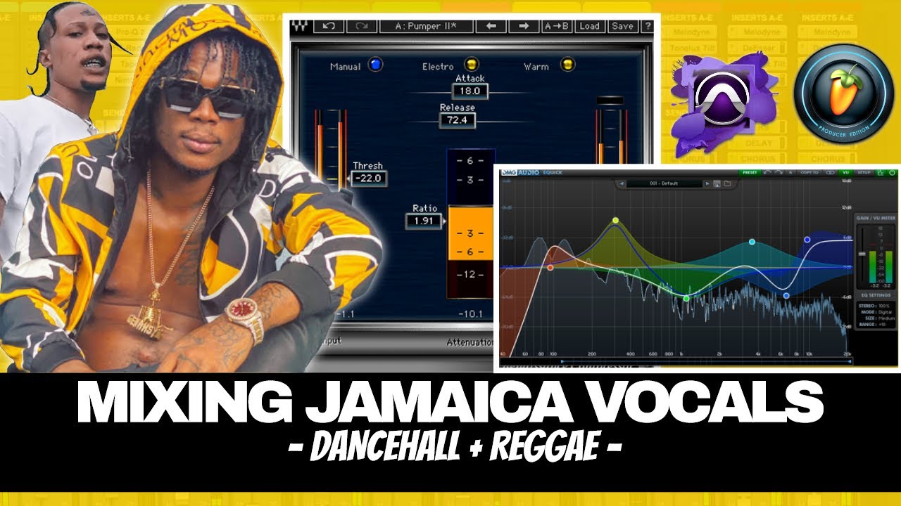 HOW TO MIX DANCEHALL + REGGAE TYPE VOCALS IN 2020 | "LEAD VOCALS ...