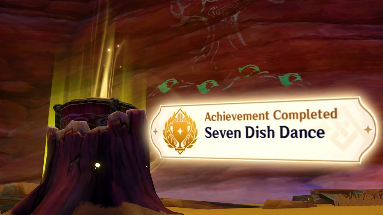 Seven Dish Dance Hidden Achievement Sumeru Drum Puzzle Guide | Genshin ...