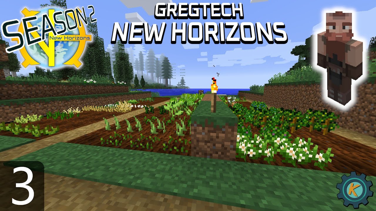 Farming Is Beautiful! - Gregtech: New Horizons Season 2 Ep.3 - YouTube