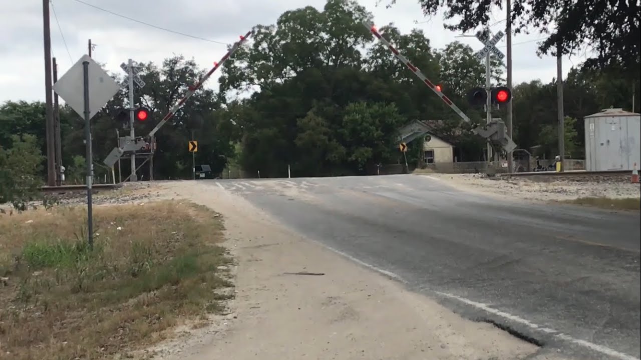 Railroad Crossing FM 1102. Hunter, TX - YouTube