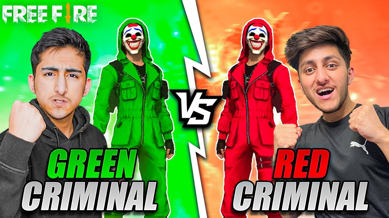 Green🟢 Vs Red🔴Colours Battle In Free Fire😱😍- Garena Free Fire - YouTube