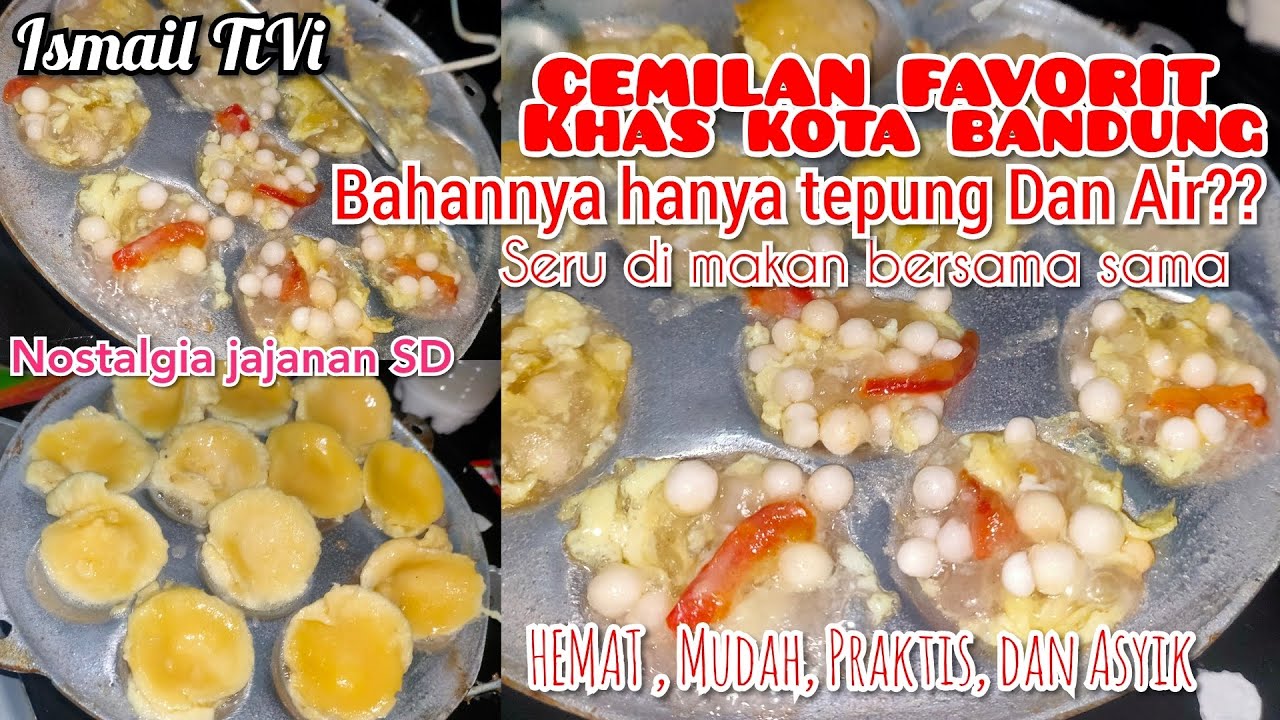 VIRAL JAJANAN LEGEND INI DI BANDUNG, CC CC-an colak colek masak dirumah ...