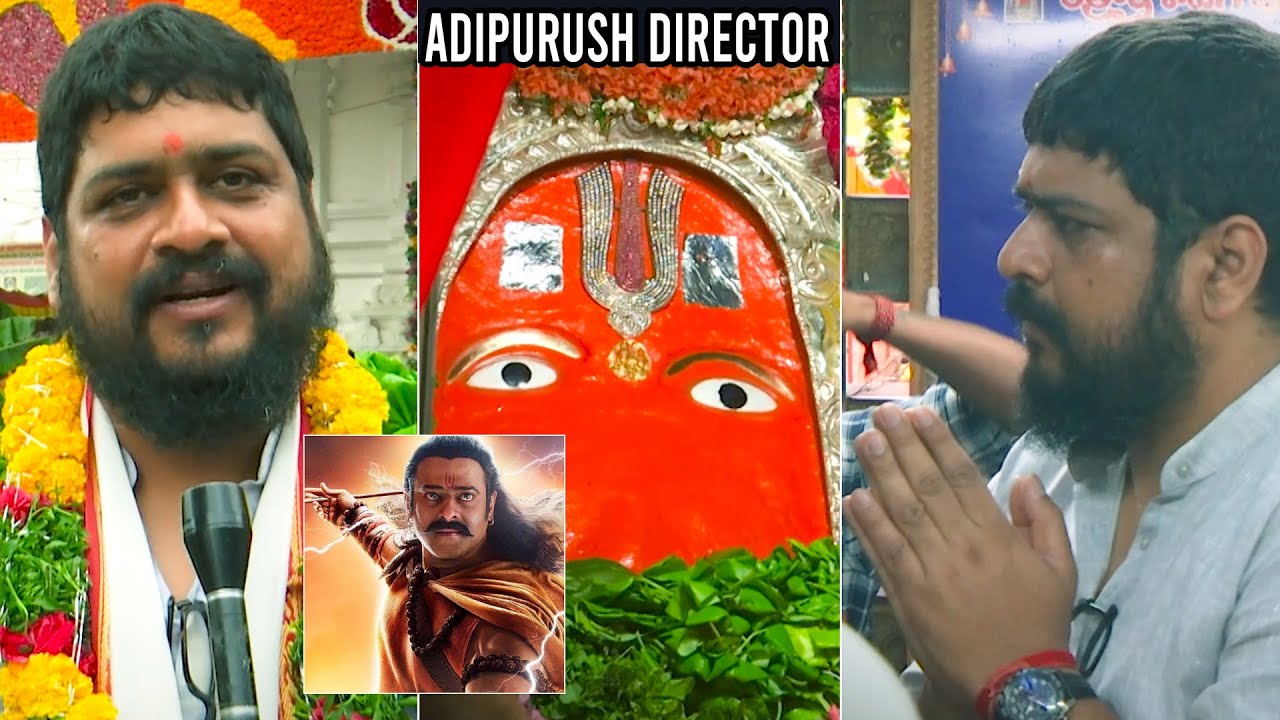 Adipurush Director Om Raut Visits Karmanghat Hanuman Temple | Prabhas ...