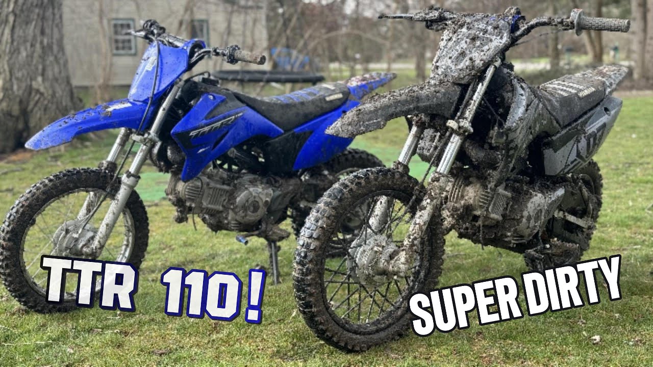 TTR 110's Ripping in the Mud - YouTube