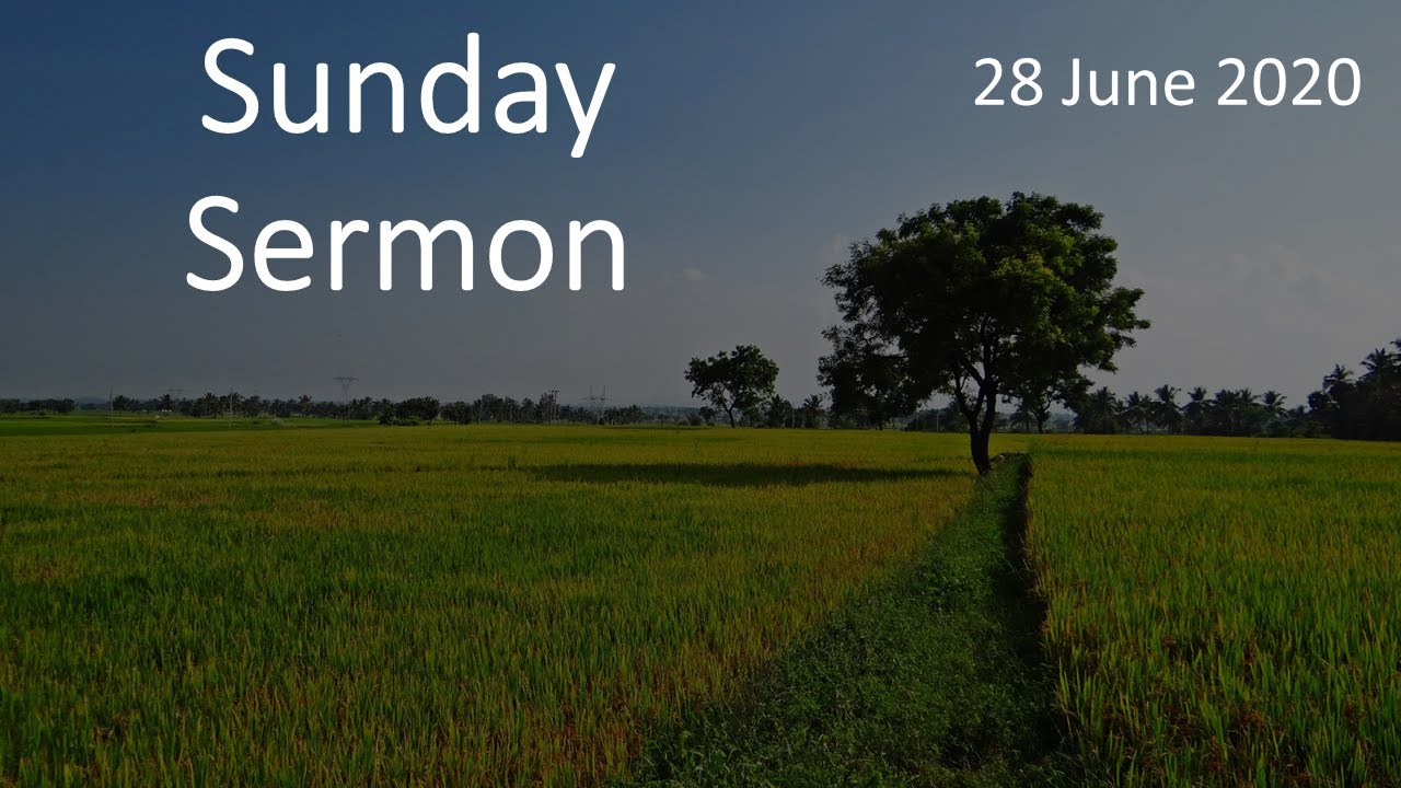 Sunday Sermon on 28 June - YouTube