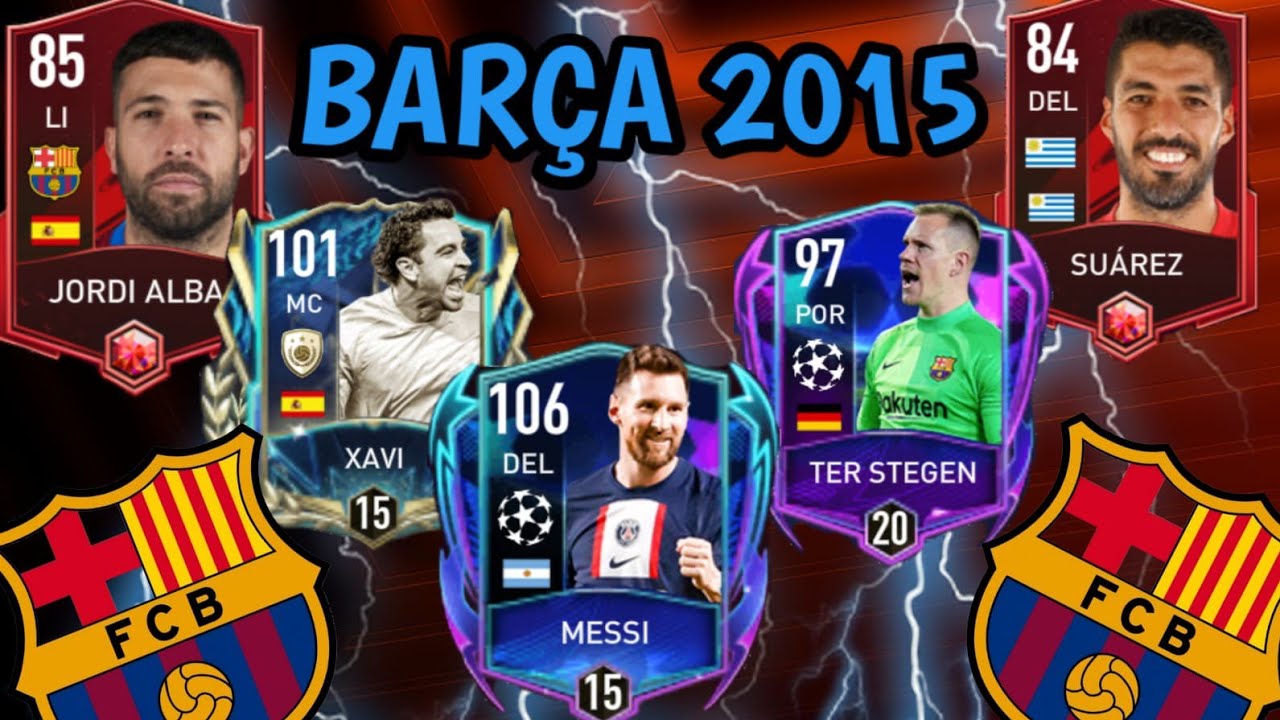 😱He VUELTO!!! ARMÓ UN FULL BARCA 2015 *CON LA MSN" FIFA MOBILE 22 ...