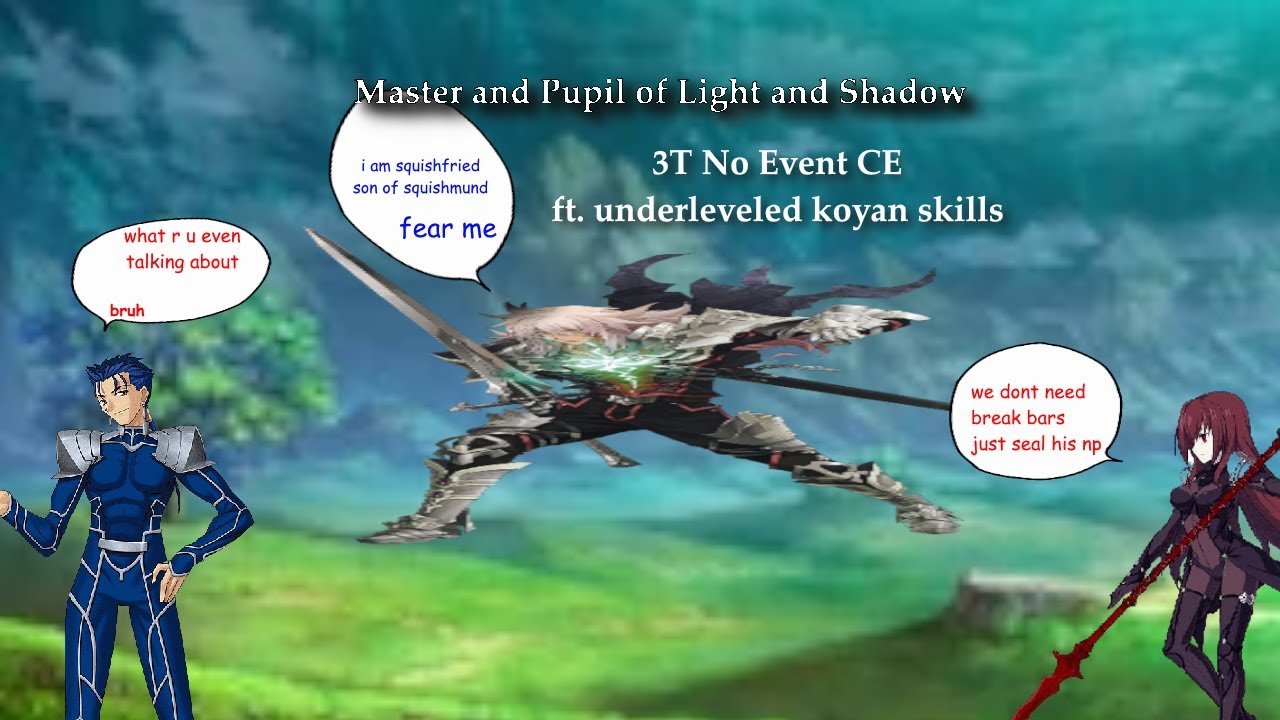 Master and Pupil of Light and Shadow 3T Clear fr. Siegfried | FGO ...