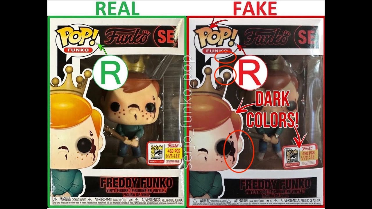 Funko Pop Legit Guide "Real Vs Fake": FREDDY AS STEVE HARRINGTON #SE ...