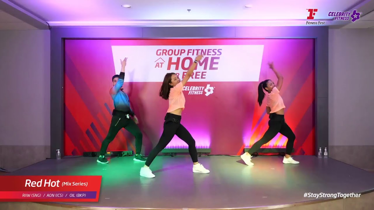 Group Fitness at Home : Red Hot (Mix Series) 30/5/2020 - YouTube