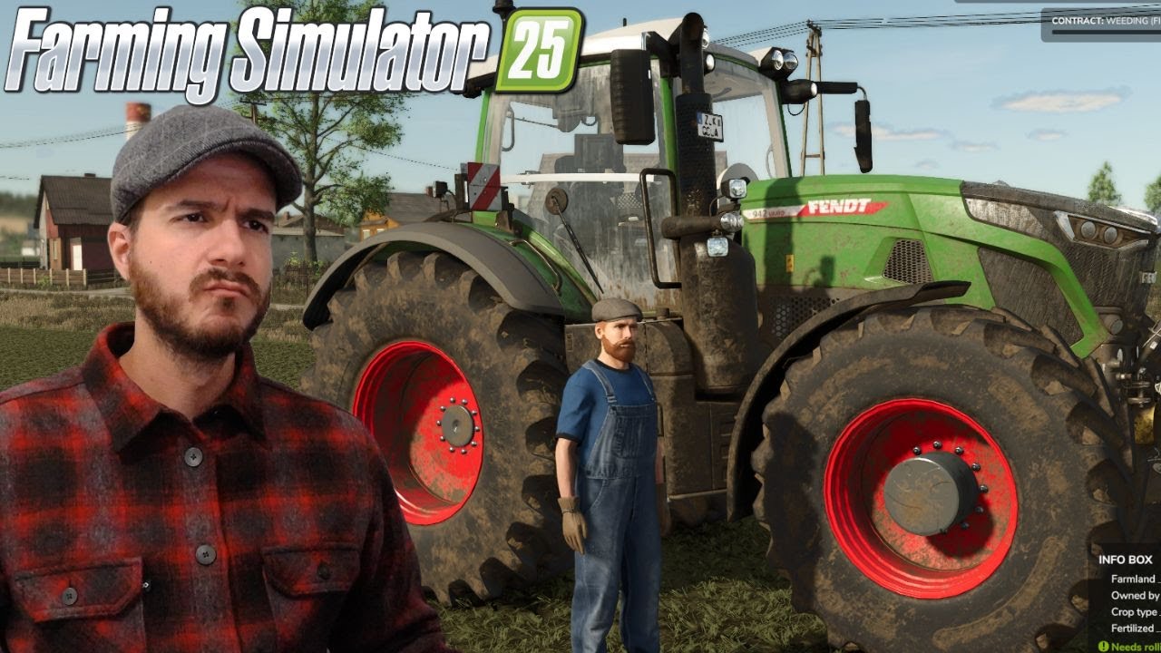ΔΙΠΛΟ ΣΤΗ ΦΑΡΜΑ! ΘΕΡΙΣΜΑ ΧΟΡΤΟ & ΚΑΡΟΤΟ! - FARMING SIMULATOR 25 ...