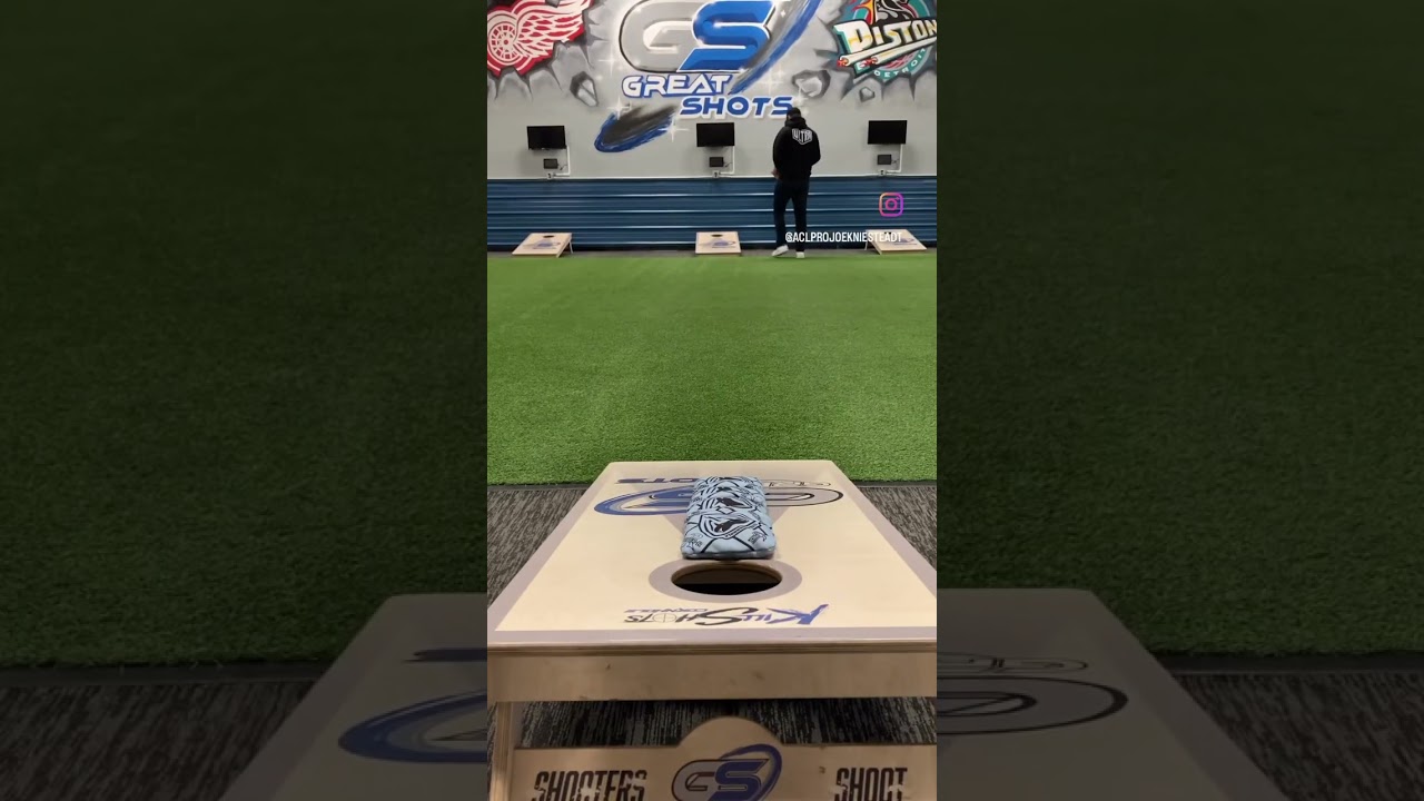 #cornhole trick shot. The long roll 🔥. - YouTube