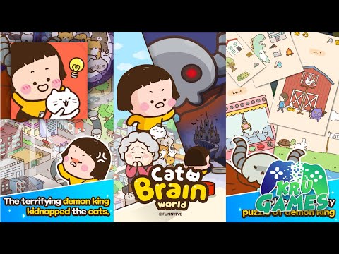 Cat Brain World - Tricky Puzzle Game Gameplay All Levels (Android, IOS)