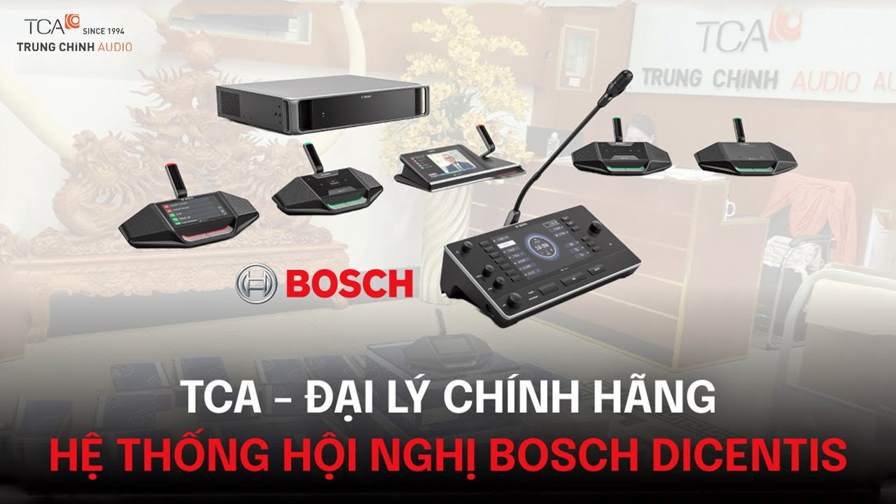 Hệ thống hội nghị BOSCH DICENTIS CÓ DÂY đầy đủ nhất | Âm thanh BOSCH.vn - YouTube