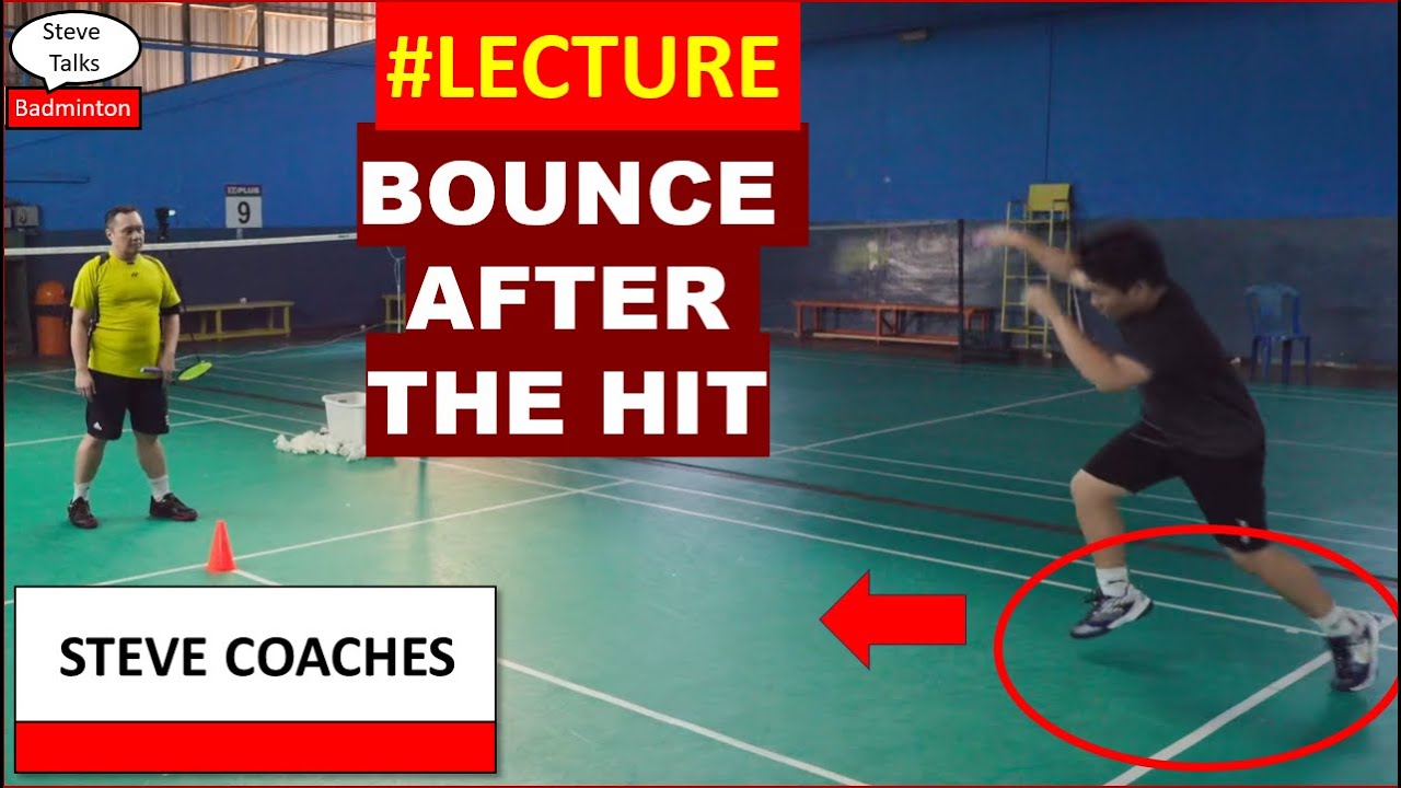 #Lecture Bounce after the hit - Badminton Training with Han Jian ...