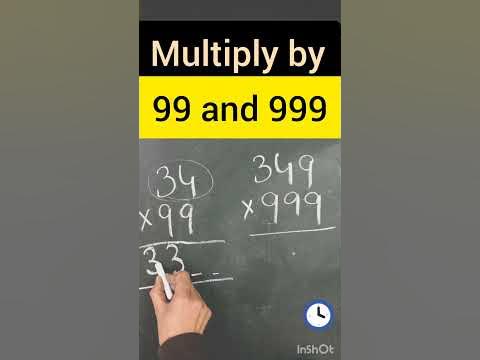 Vedic math trick|easy calculation |multiply 2 digit by 99 multiply 3 digit by 999 by sk gyan # ...