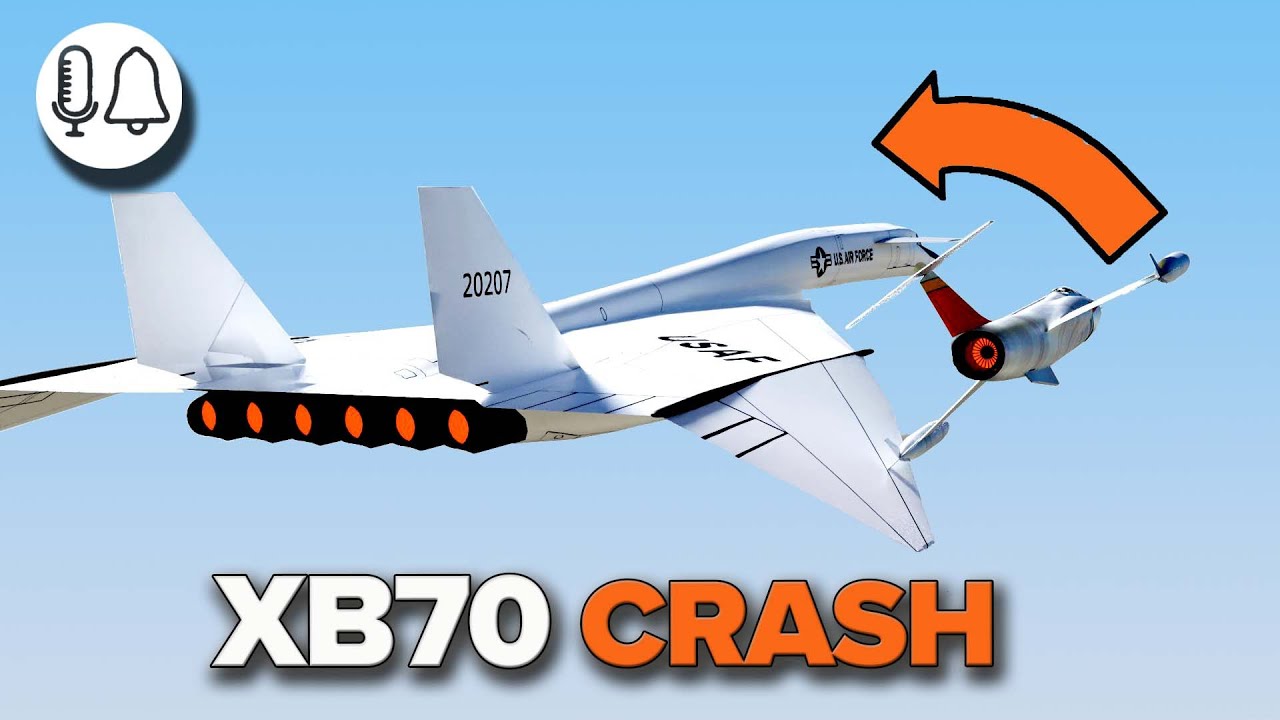 XB-70 VALKYRIE | Wake Vortex crash explained - YouTube