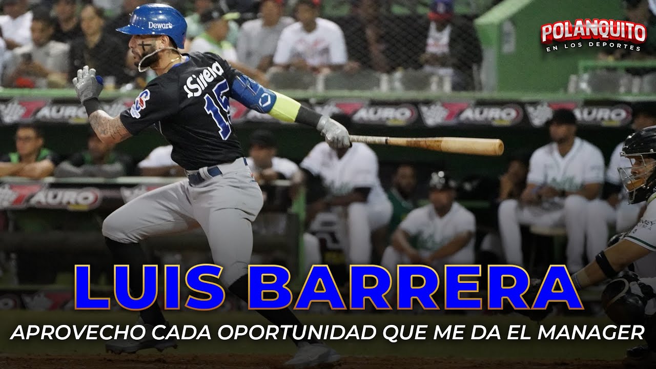 LUIS BARRERA: NOSOTROS NO NOS VAMOS A RENDIR VAMOS POR LA CORONA 24 🐯 ⚾️🔥🔥🔥 - YouTube