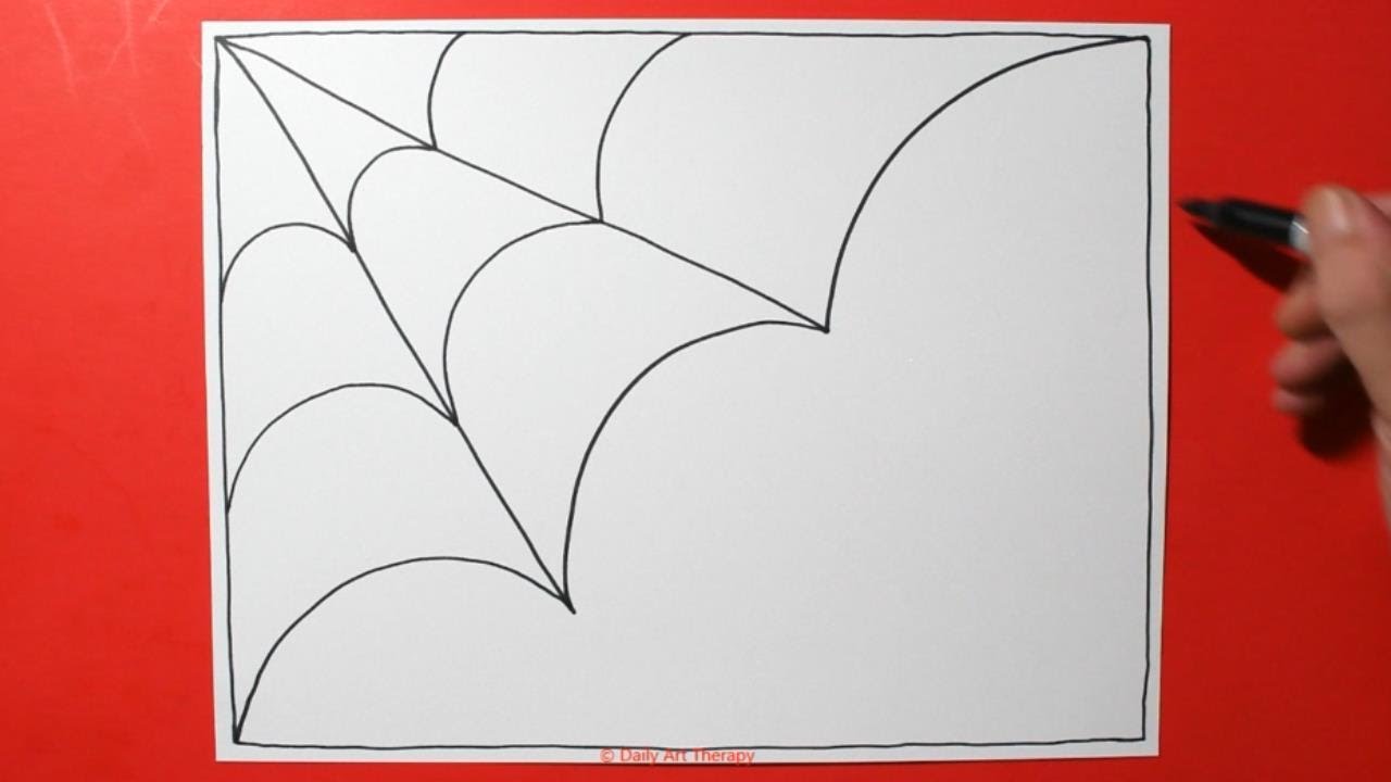 Daily Line Illusion | 3D Spider Web Abstract Pattern / Spiral Drawing ...