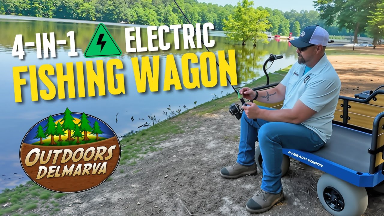 Electric 4-in-1 Fishing Wagon - YouTube