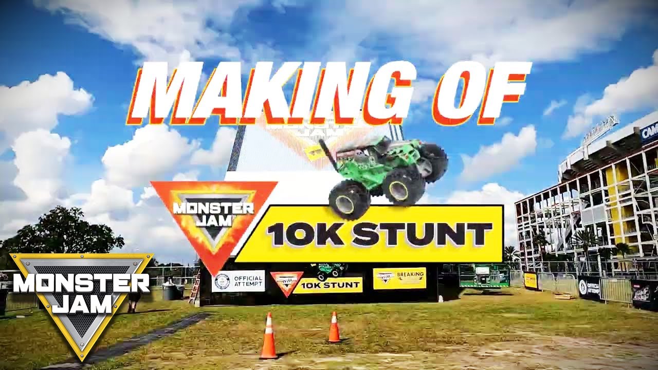 Monster Jam 10K Stunt: Making Of | Monster Jam - YouTube