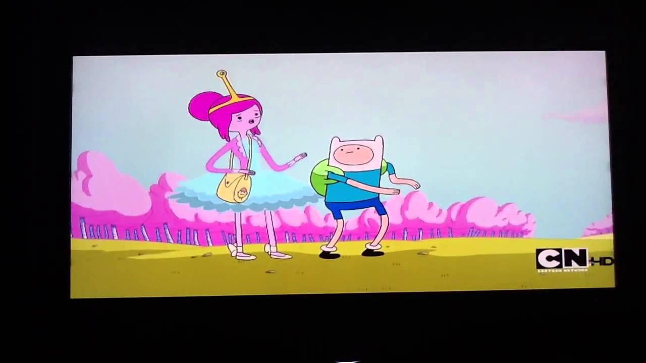 Adventure time slip up, says bad word - YouTube