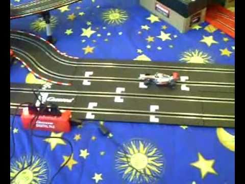 Carrera Digital 143 - pit stop lane - YouTube