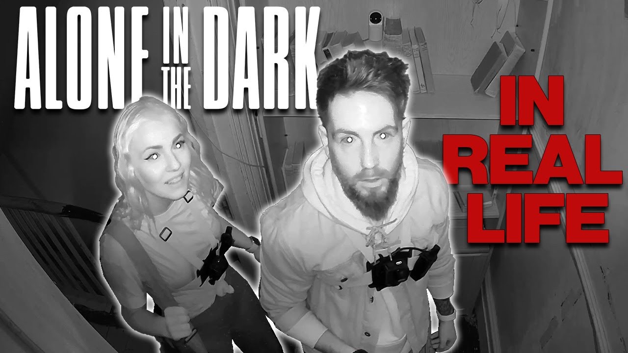 Trapped in the Alone in the Dark Haunted House IRL! - YouTube