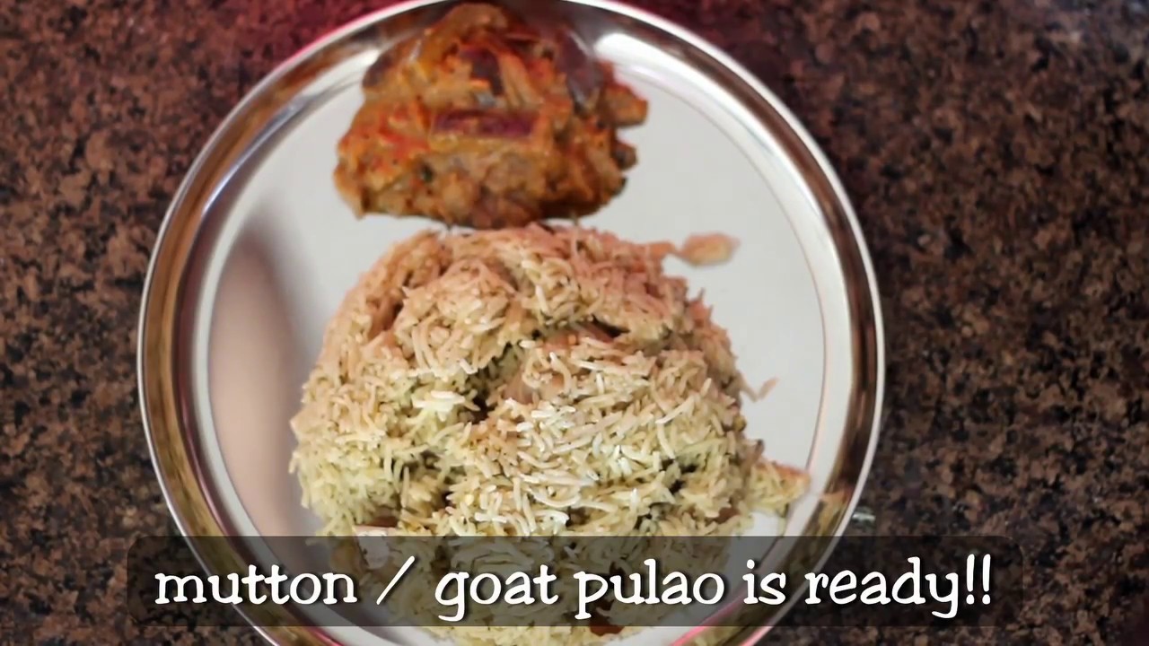 Easy Mutton / goat pulao - YouTube