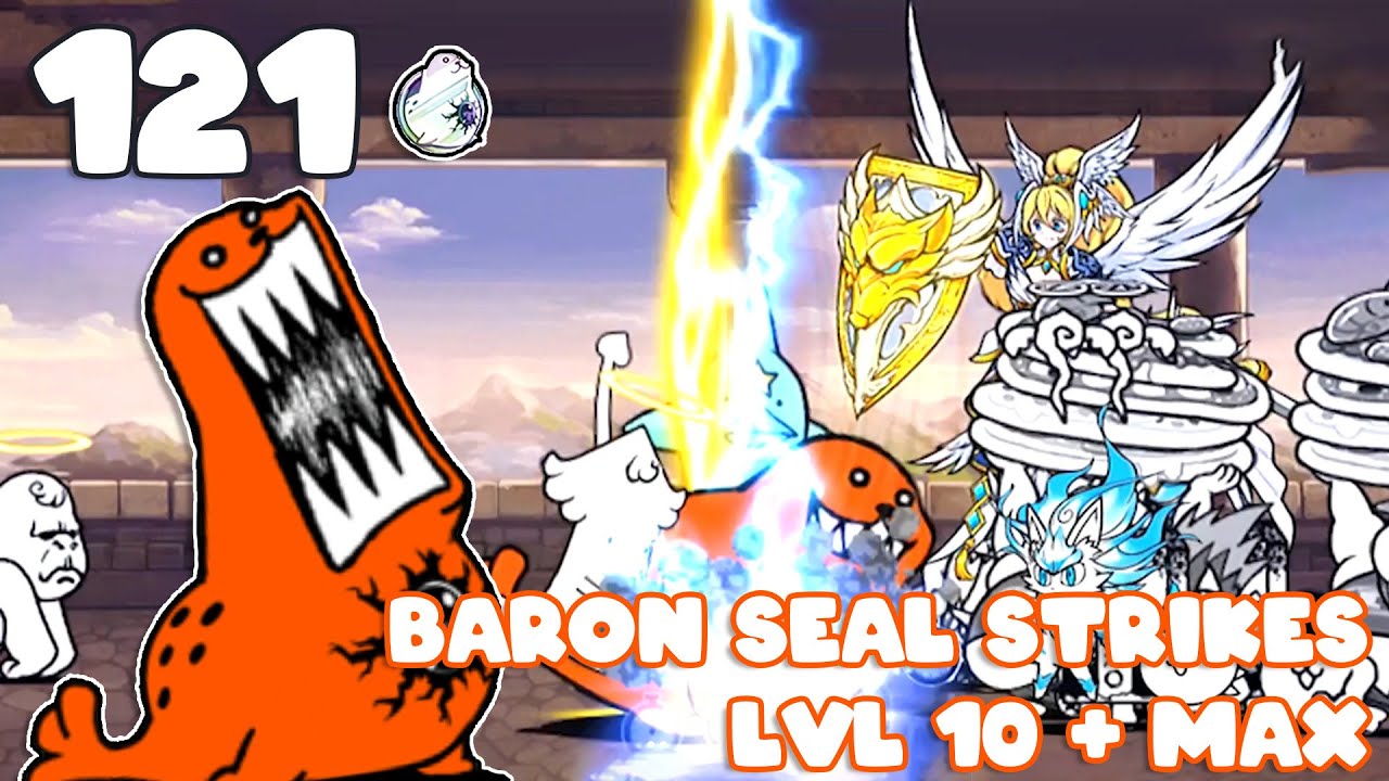 The Battle Cats - Baron Seal Strikes With Ubers And Cat CPU - YouTube
