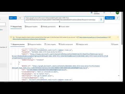Graph Teams API part 2 - YouTube