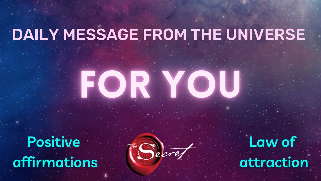 Daily Message from the Universe #1 || Message from Universe for me ...