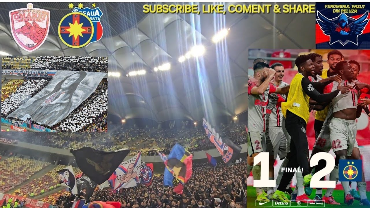dinamo 1-2 STEAUA BUCURESTI(FCSB) - Coregrafie, cantece si rezumatul ...