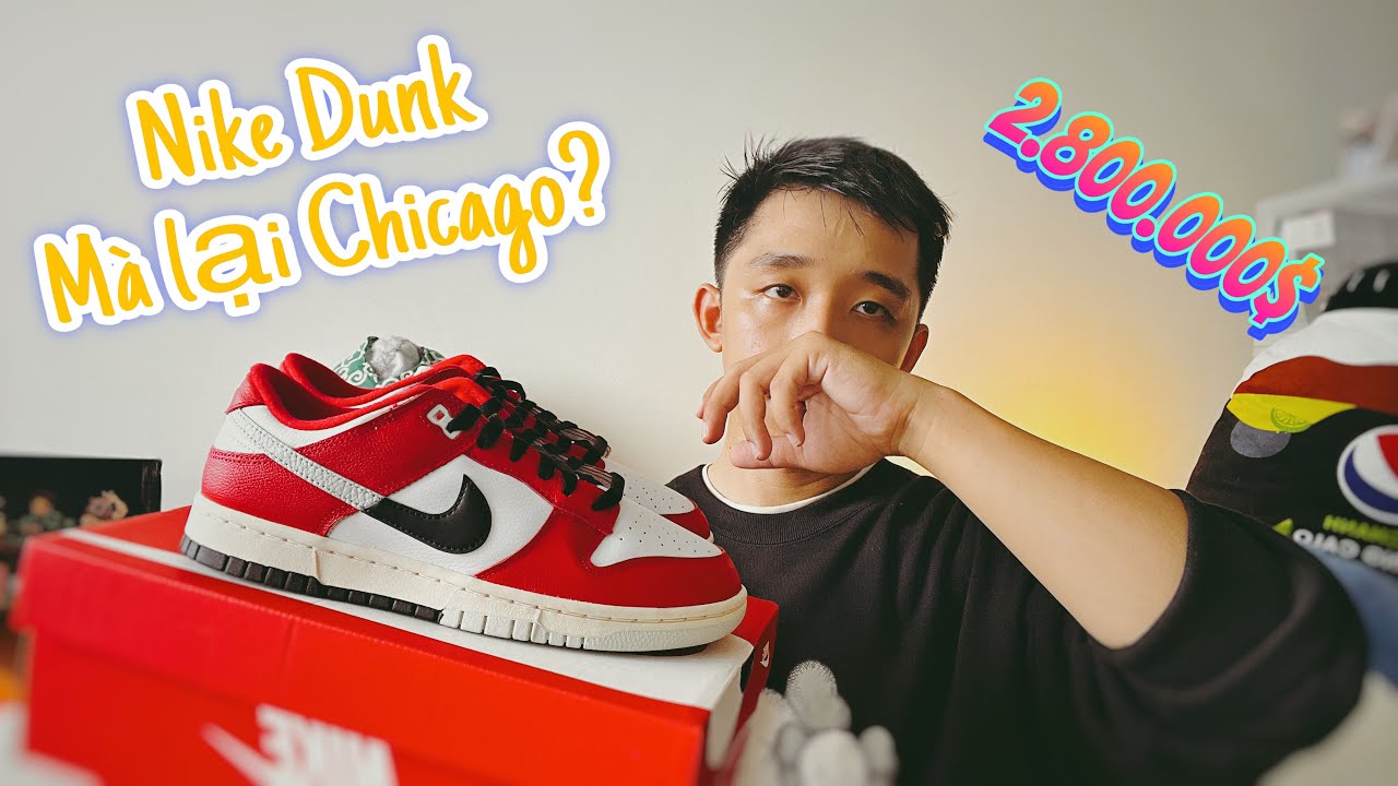 Nike Dunk Low Chicago Split - Đôi Dunk đầu tiên có da mềm như Jordan 1 ...