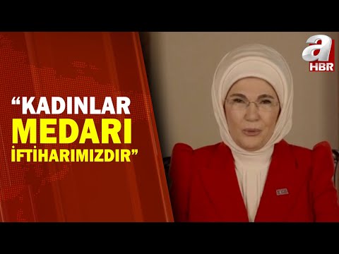 Emine Erdoğan'dan Güçlü Türkiye'nin Güçlü Kadınları Zirvesi'ne Video Mesaj / A Haber | A Haber
