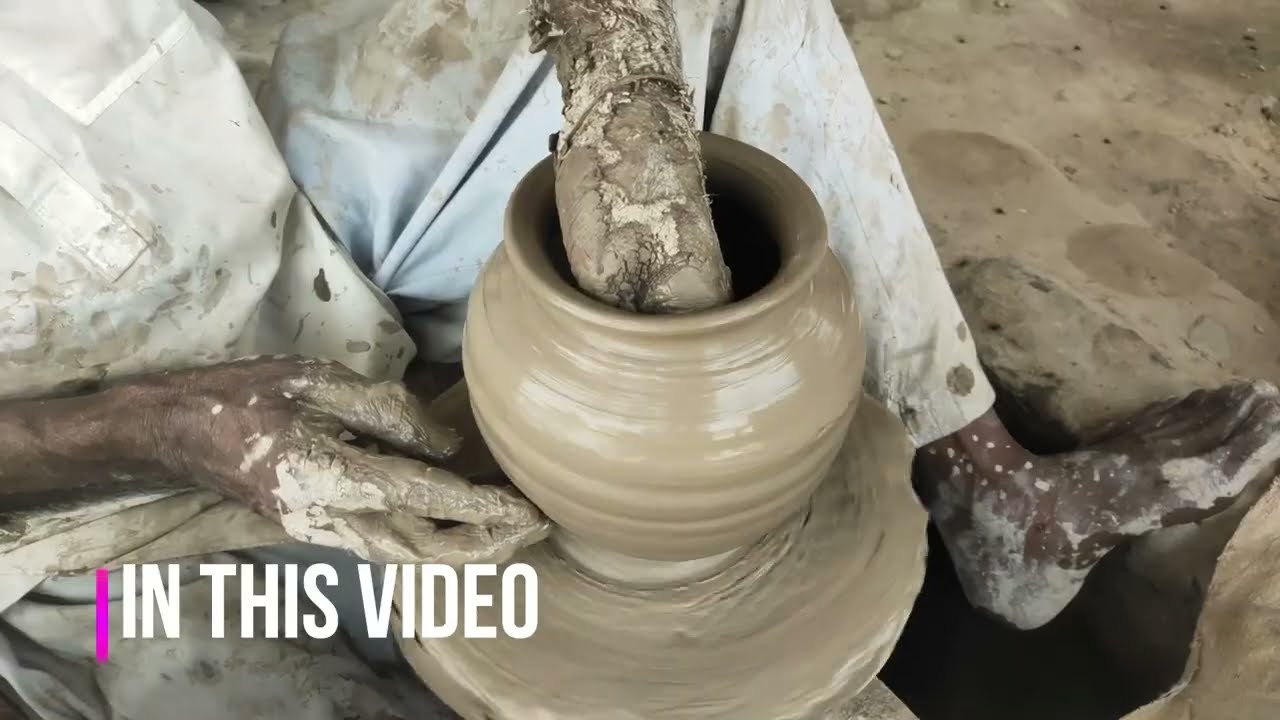 Making a Clay Pot || Mitti Ky Bartan || Yellow Skills #handmade # ...