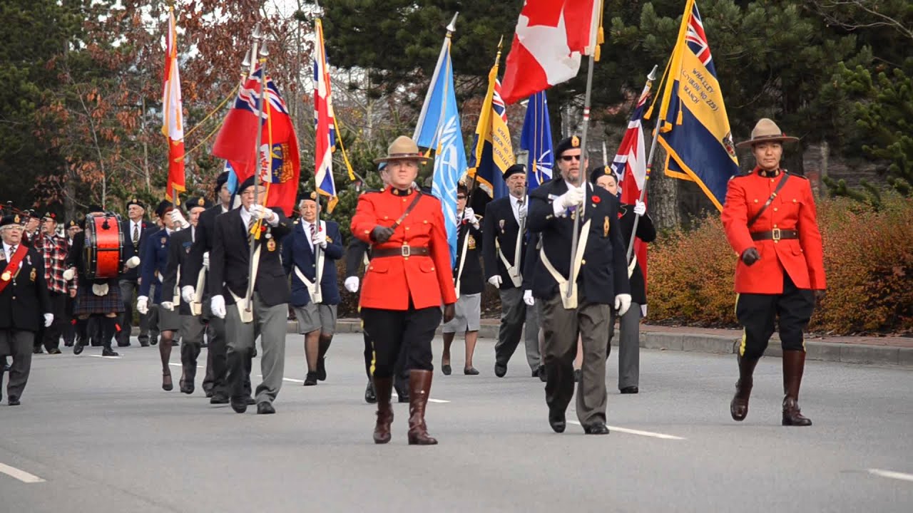Remembrance Day Parade Surrey - YouTube