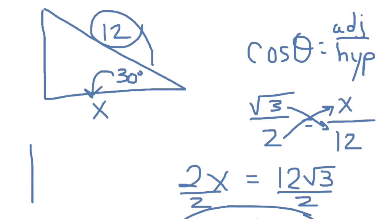Section 9.1 Day 2 - Algebra 2 - Right Triangle Trig - YouTube