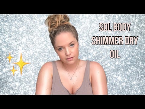 SOL BODY SHIMMER DRY OIL REVIEW | MOMOMAKEUP - YouTube