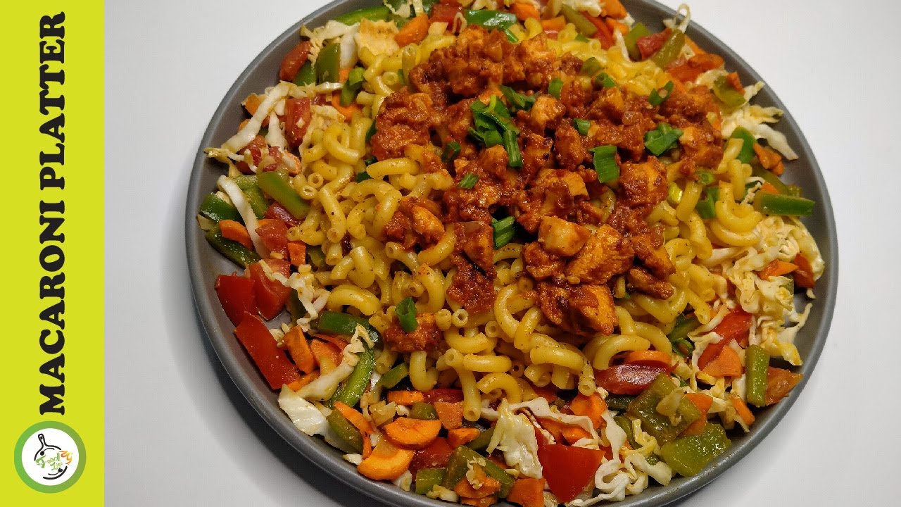 Macaroni Dawat Pasta Platter || Hot And Spicy Chicken Pasta Platter ...