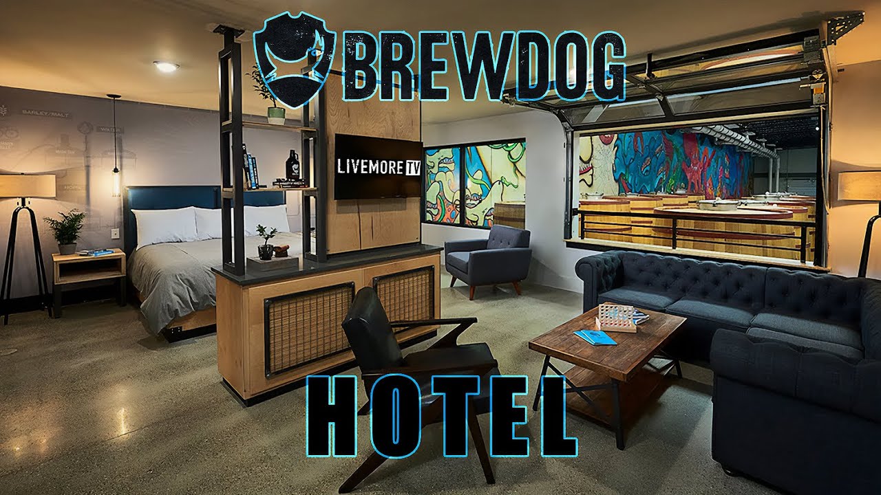 Spending The Night In A Brewery Hotel...BrewDog 🍺 - YouTube